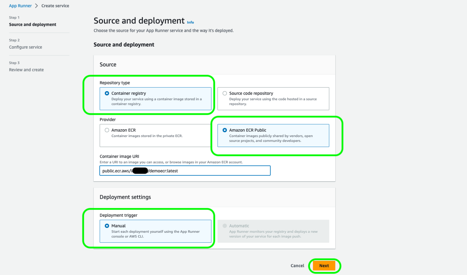 Finch を使用した ECR 経由の AppRunner へのデプロイする。 | DevelopersIO