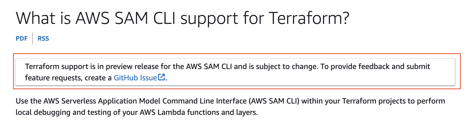 [アップデート]aws Sam Cliのterraform統合機能が正式リリース Ga となりました Developersio