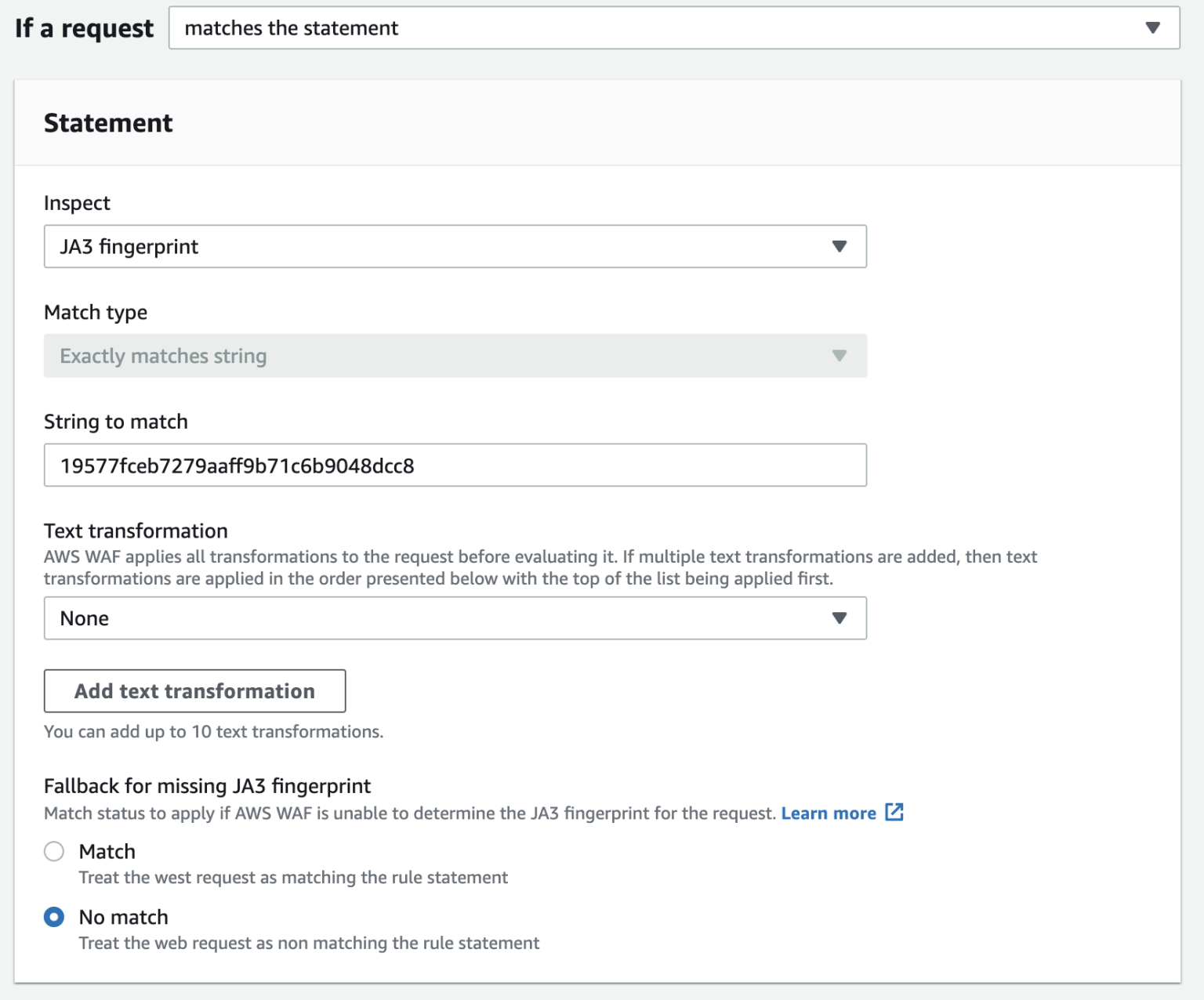 [アップデート]AWS WAFの検査条件にJA3 フィンガープリントが利用できるようになりました | DevelopersIO