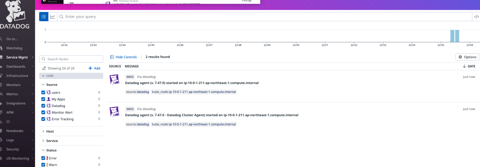 EKS に Datadog Agent をインストールして監視してみた | DevelopersIO