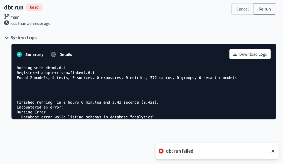 dbtの公式入門ドキュメント『Quickstart for dbt Cloud and Snowflake』を実践してみた #dbt | DevelopersIO