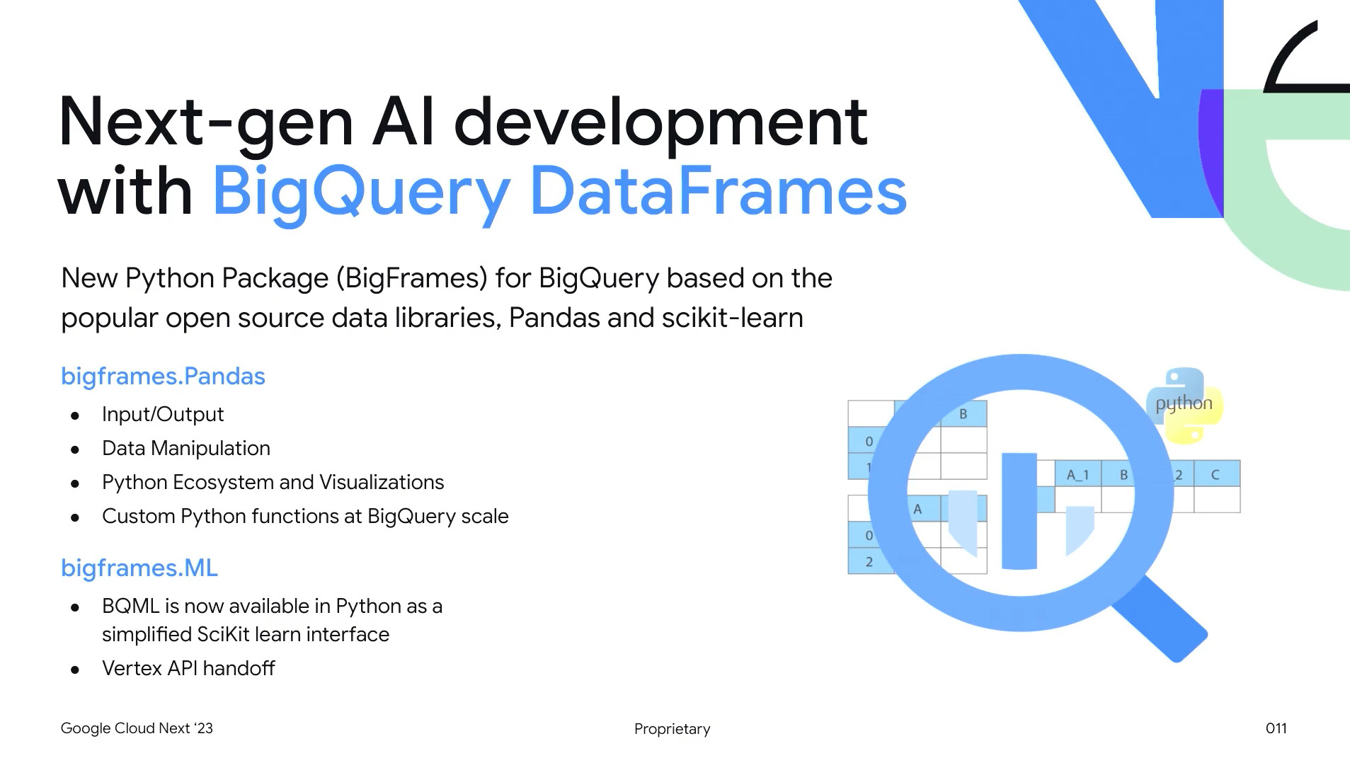 [セッションレポート][ANA211] BigQueryとPaLMによる次世代のデータ分析の到来に備えよう！ #GoolgeCloudNext | DevelopersIO