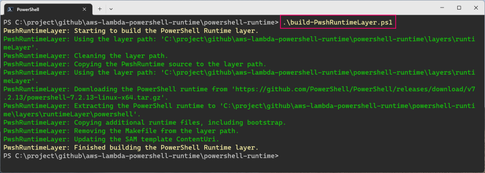 カスタムランタイムでPowerShell Lambdaを試してみた | DevelopersIO
