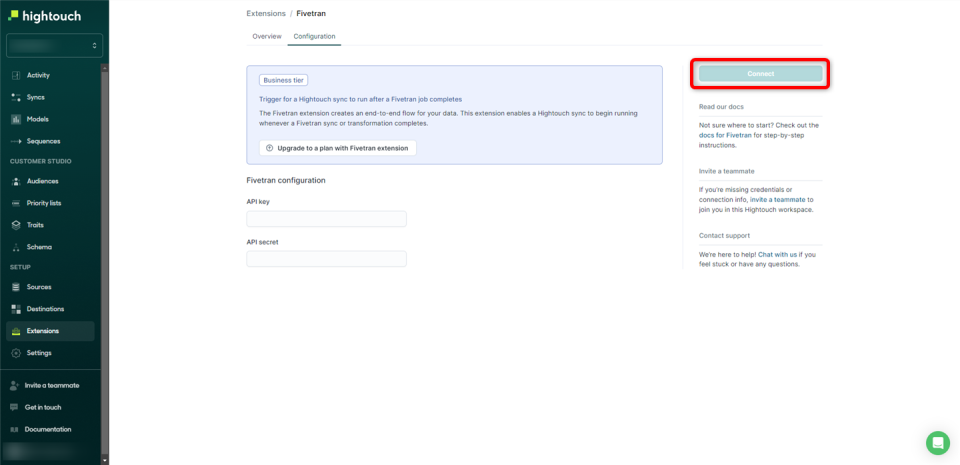 Hightouchの拡張機能でFivetranをトリガーにHightouchの同期を実行してみた | DevelopersIO