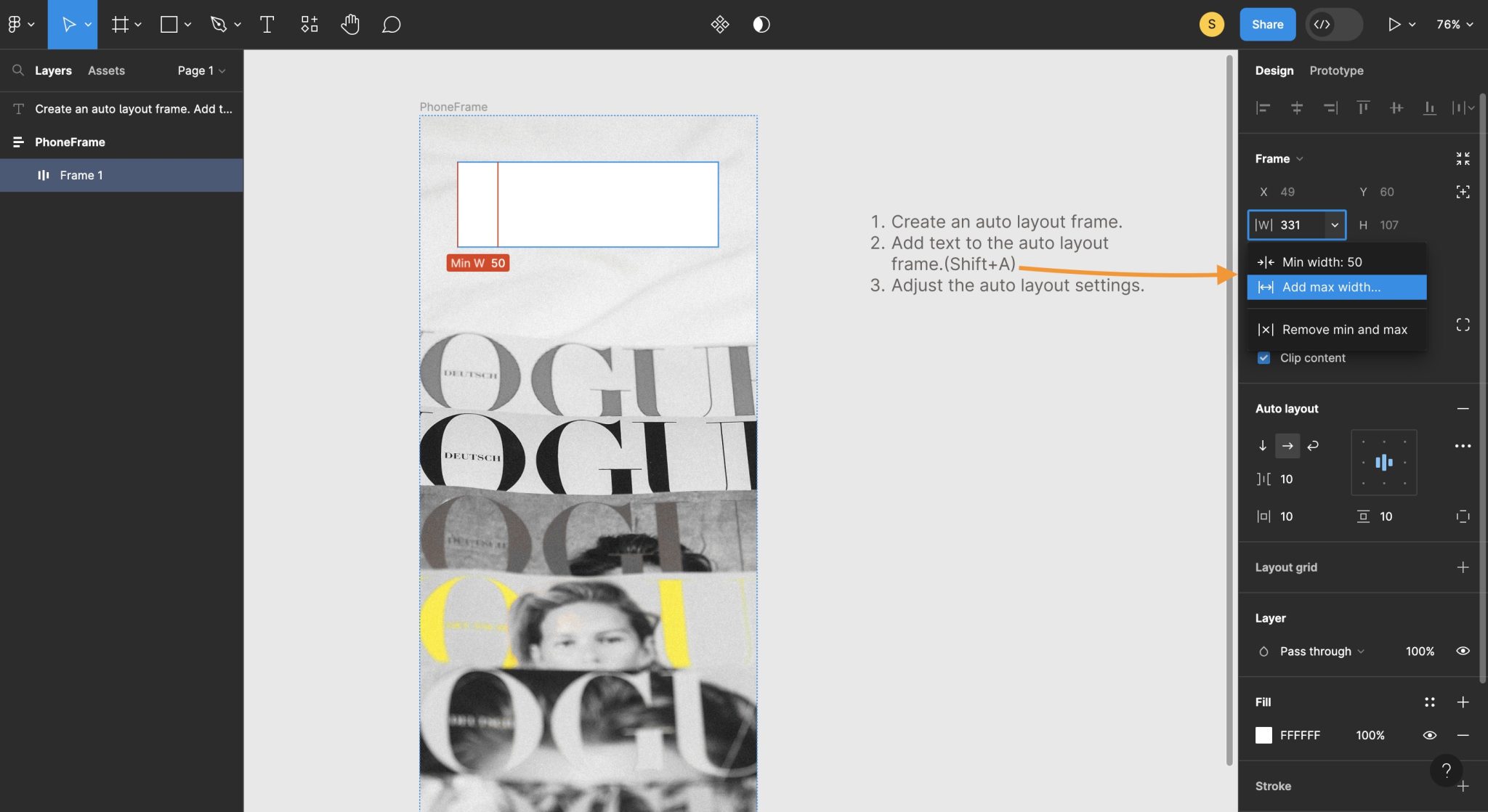 Indicator(Min/Max) Improvements in Auto Layout in Figma. | DevelopersIO