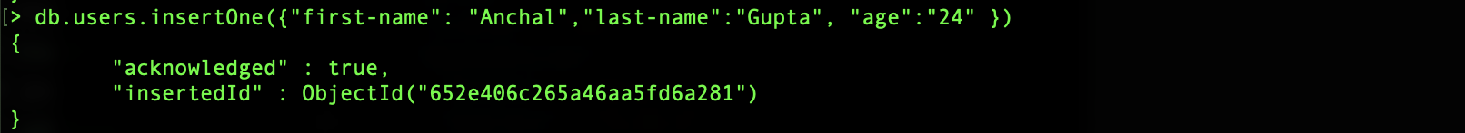 CRUD operations in MongoDB Shell | DevelopersIO