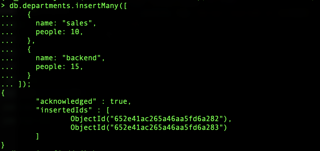 Crud Operations In Mongodb Shell Developersio