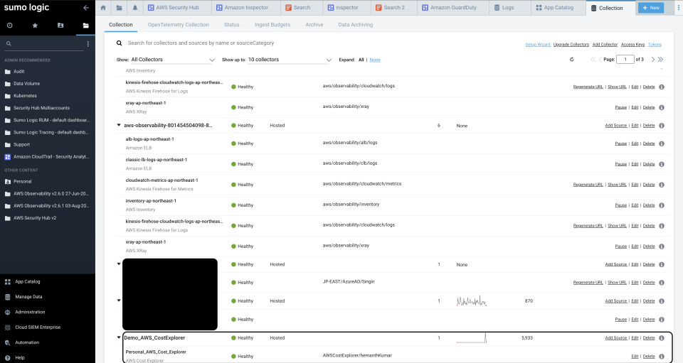 Sending AWS Cost Explorer Logs to Sumo Logic | DevelopersIO