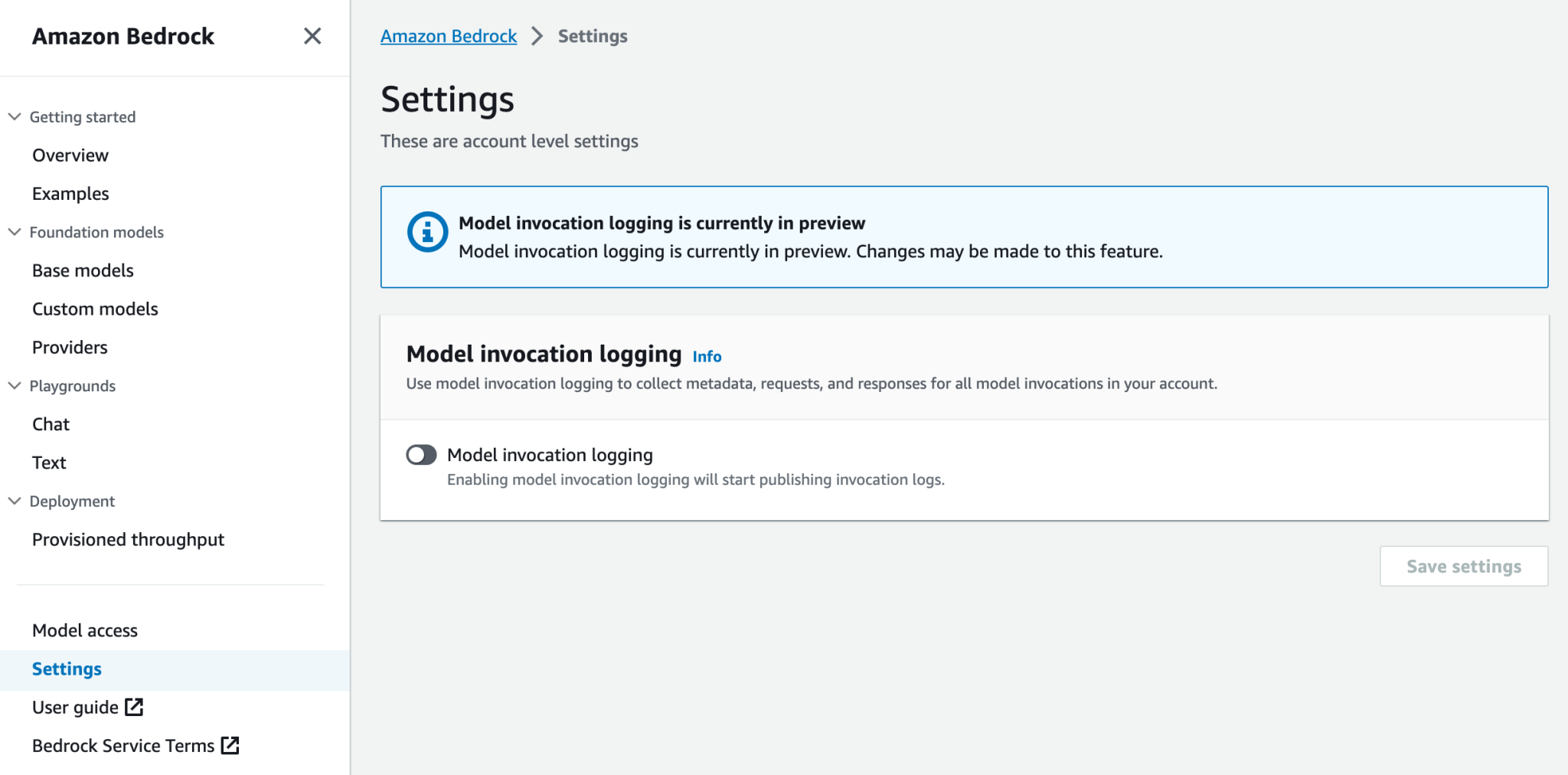[プレビュー] Amazon Bedrock のモデル呼び出しのログ記録設定を試してみた | DevelopersIO