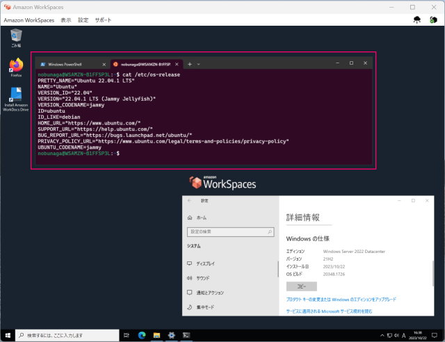 [アップデート] Amazon WorkSpacesでWindows Server 2022のイメージが使える様になりました | DevelopersIO