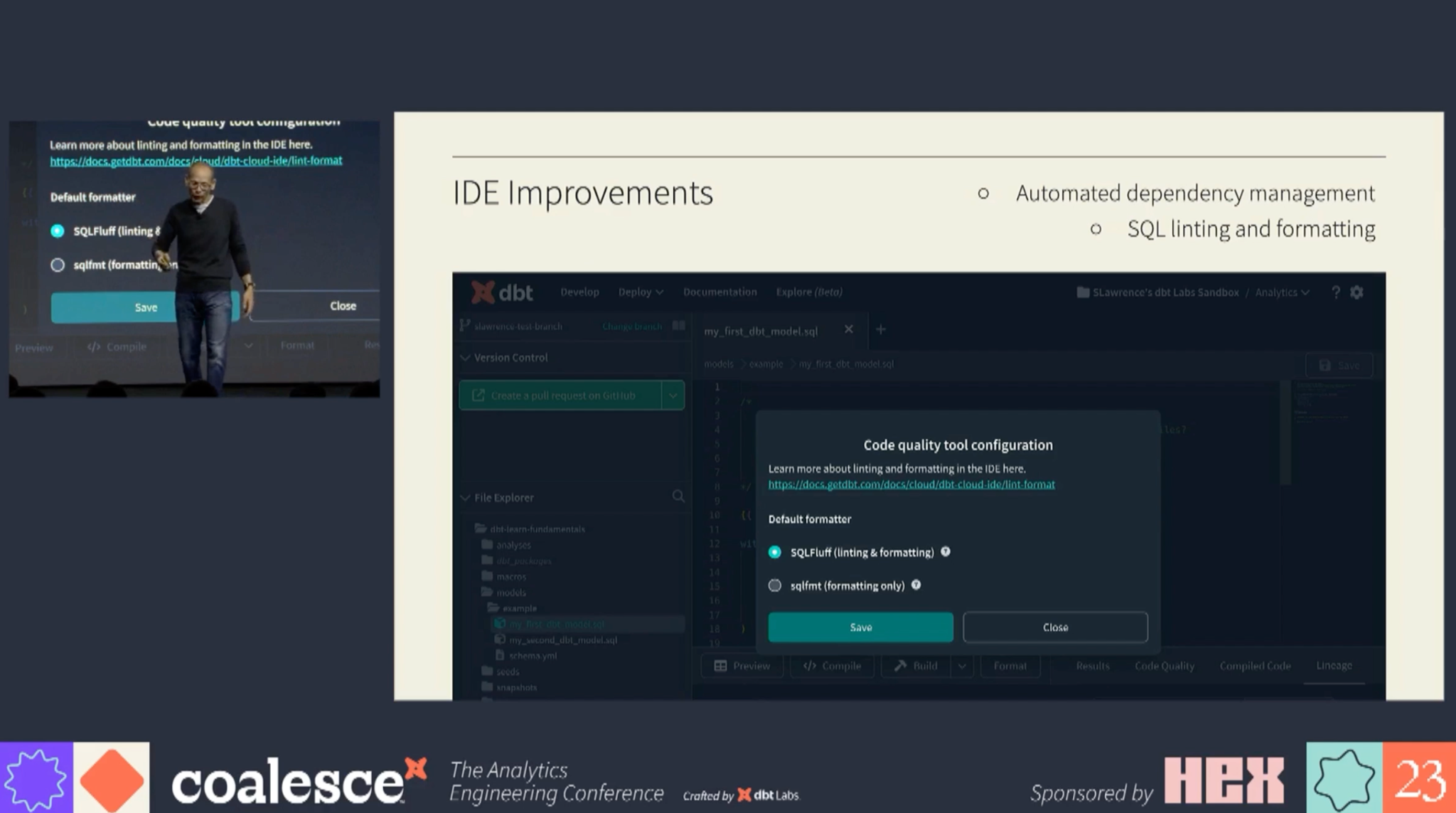 dbtのカンファレンスイベント『Coalesce 2023』基調講演オンライン視聴レポート #dbtCoalesce #Coalesce23 | DevelopersIO