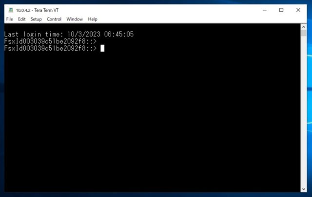 Windows Server にインストールした TeraTerm から FSx for NetApp ONTAP に SSH 接続してみた | DevelopersIO