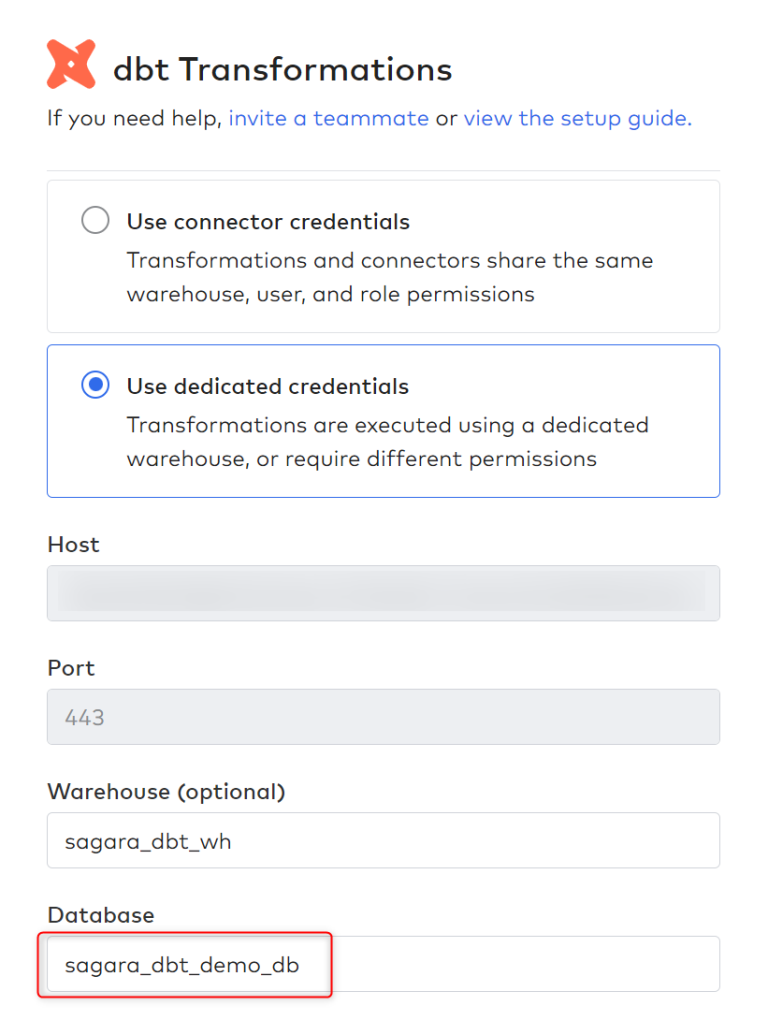 [小ネタ]Fivetranのdbt Transformationで出力先のデータベースを変更する方法 | DevelopersIO