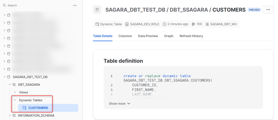 Snowflakeで定期的な差分更新が簡単に実現できる「Dynamic Table」をdbt経由で定義してみた | DevelopersIO