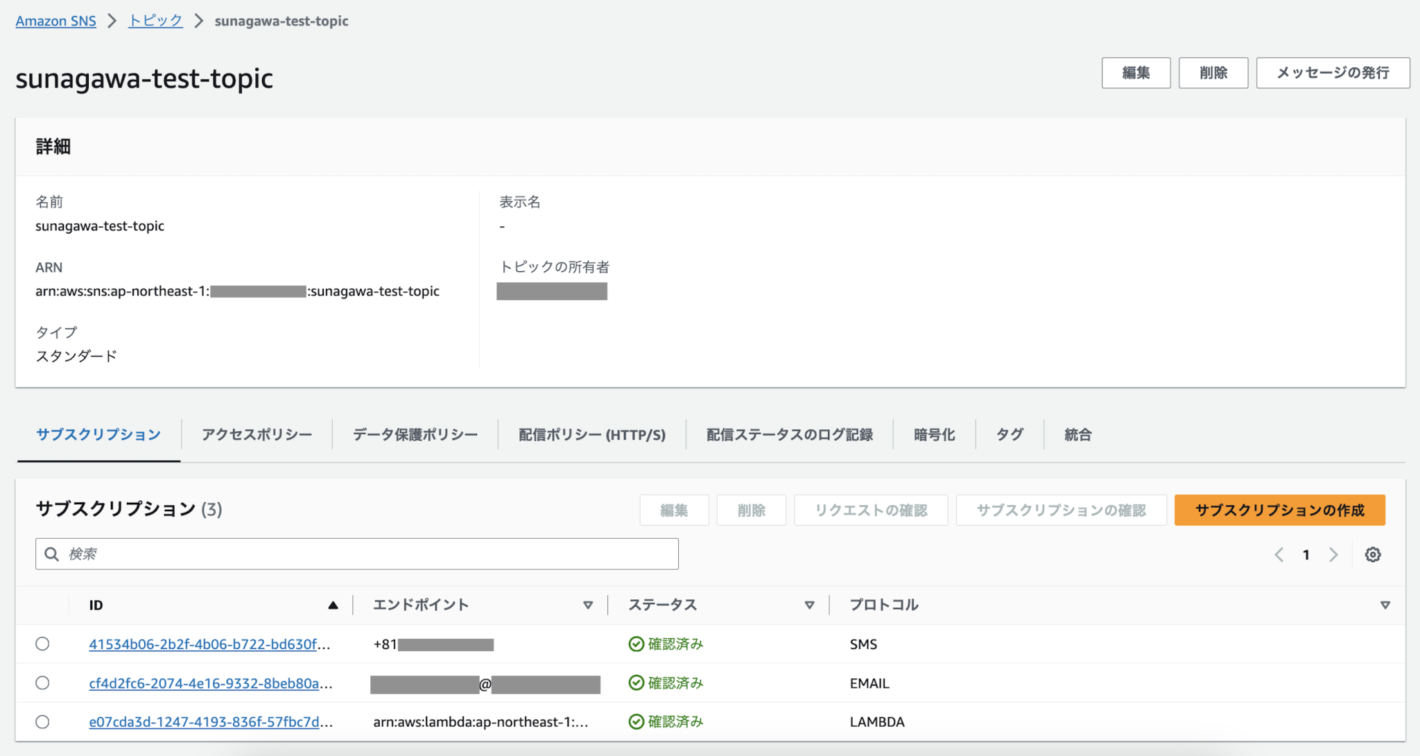 複数プロトコルを持つ SNS トピックに別々のメッセージを送信する方法 | DevelopersIO