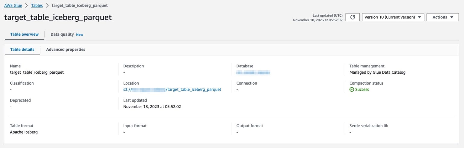 AWS GlueのIcebergテーブルに対して自動的にコンパクションを実行する機能を使ってみた | DevelopersIO