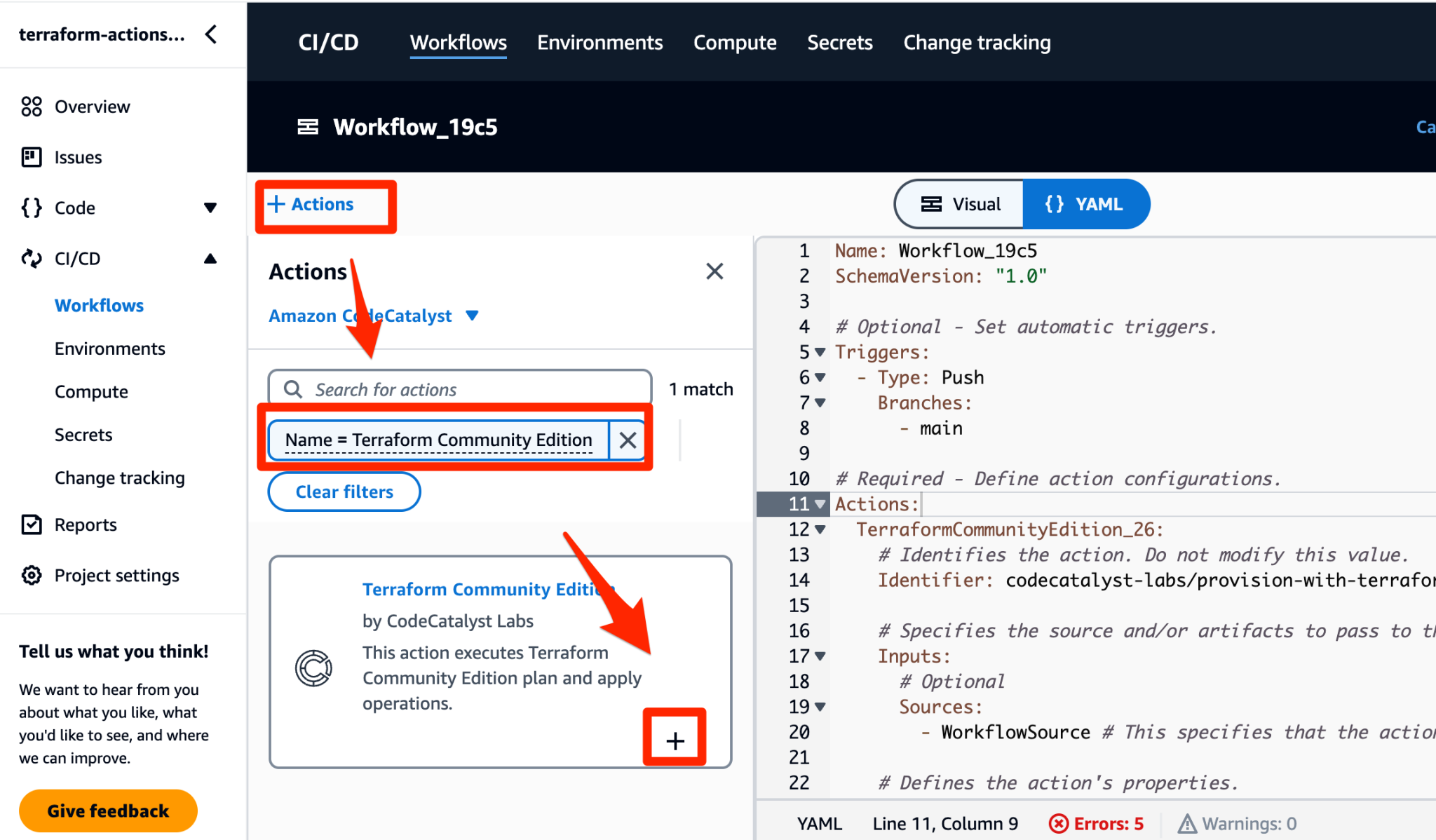 [アップデート]Amazon CodeCatalyst にTerraform用のアクションが追加されました | DevelopersIO