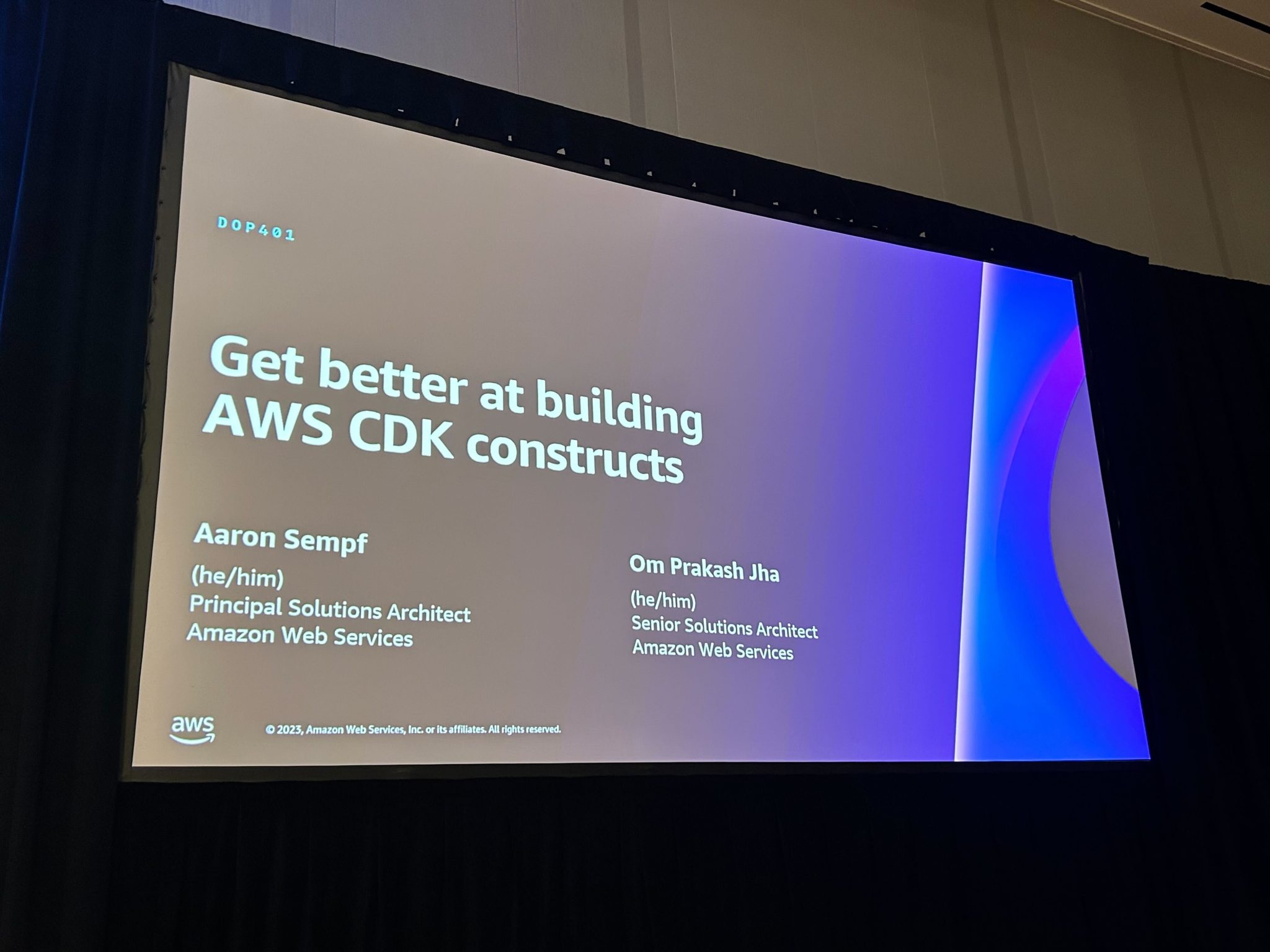Get better at building AWS CDK constructs DOP401 参加レポート #AWSreInvent | DevelopersIO