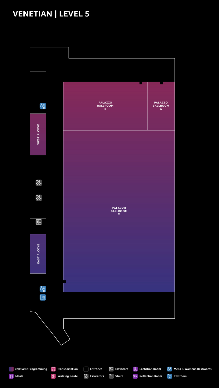 【AWS re:Invent 2023】会場のフロアマップがモバイルアプリに掲載されました #AWSreinvent | DevelopersIO