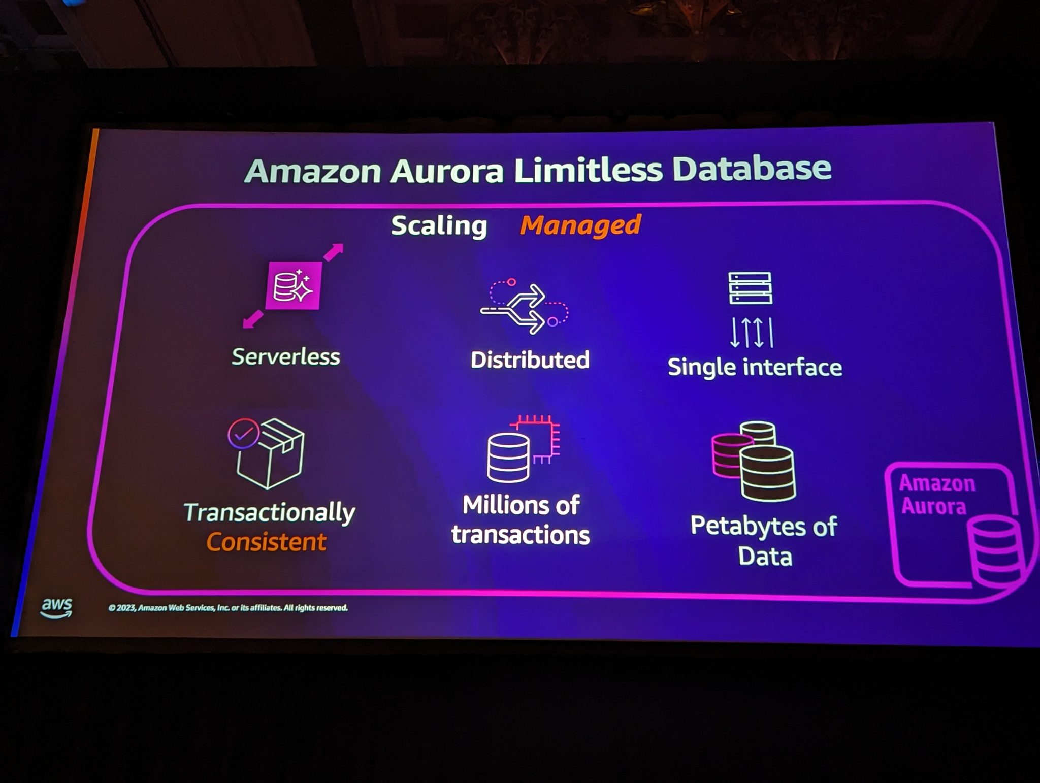 [レポート] Amazon Aurora Limitless Database によるスケールの実現 #AWSreinvent #DAT344 | DevelopersIO