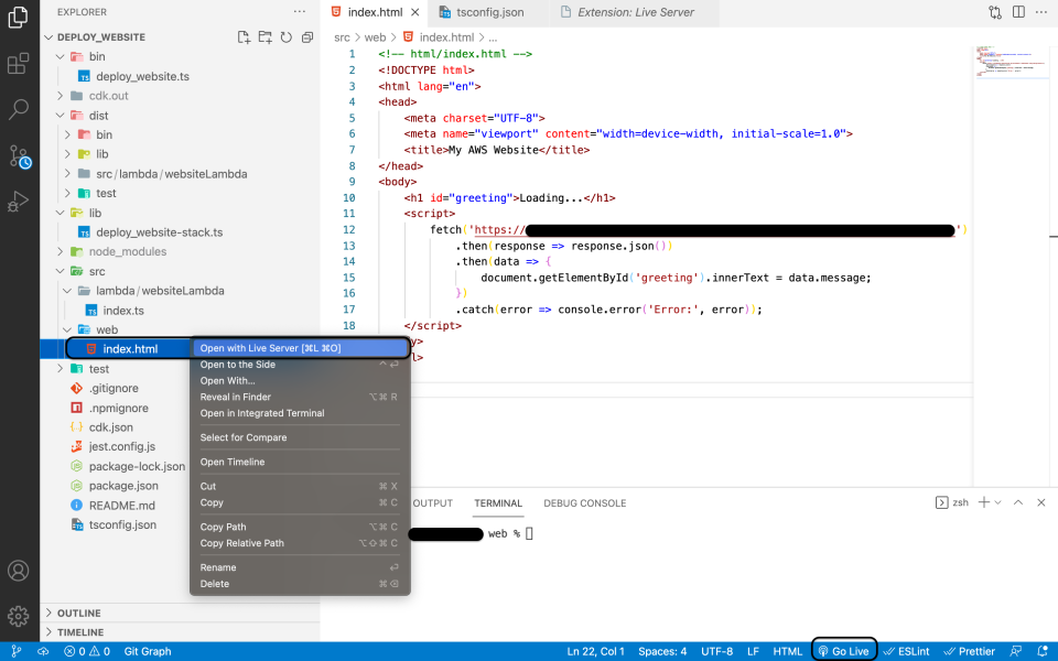 Different ways of running your HTML file locally | DevelopersIO