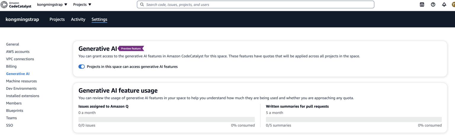 [アップデート][プレビュー] Amazon CodeCatalyst で生成AIが活用できるようになりました #AWSreInvent | DevelopersIO
