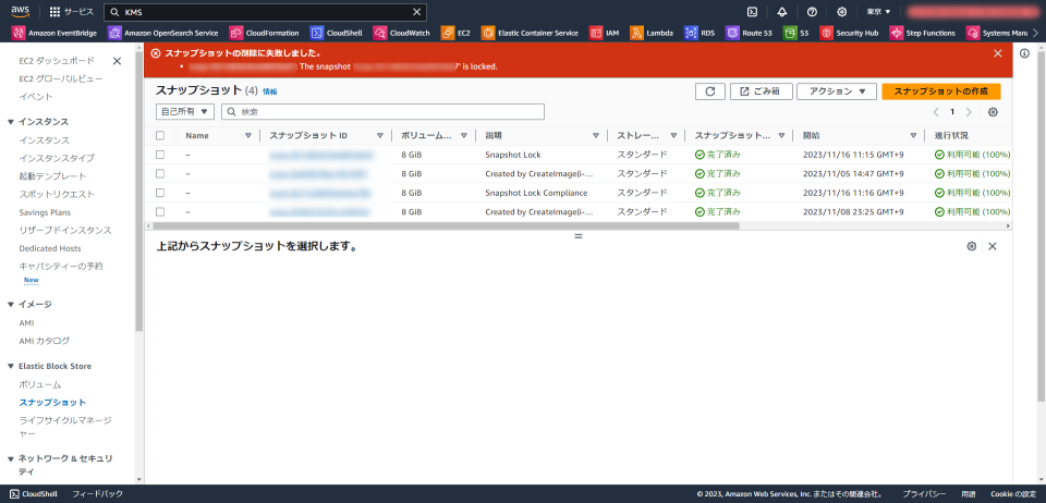 [アップデート] EBS スナップショットの削除を保護する Snapshot Lock 機能が追加されました | DevelopersIO