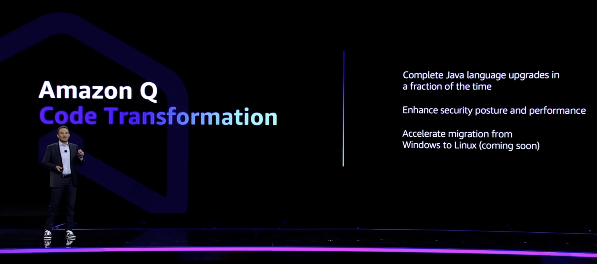 [速報] Amazon Q Code Transformationが利用可能になりました(Preview) #AWSreInvent | DevelopersIO