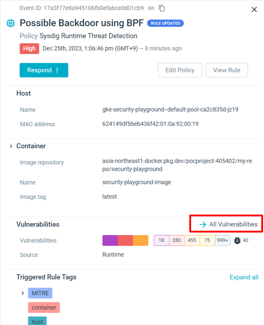 Sysdig × GKE でコンテナの振る舞い検知を試してみる | DevelopersIO