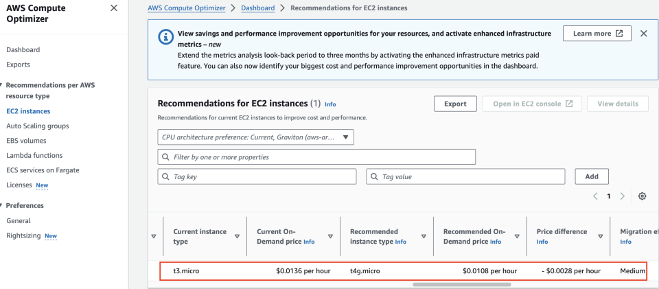[업데이트]비용 최적화를 위한 기능인 Cost Optimization Hub 가 공개되었습니다. #AWSreInvent ...