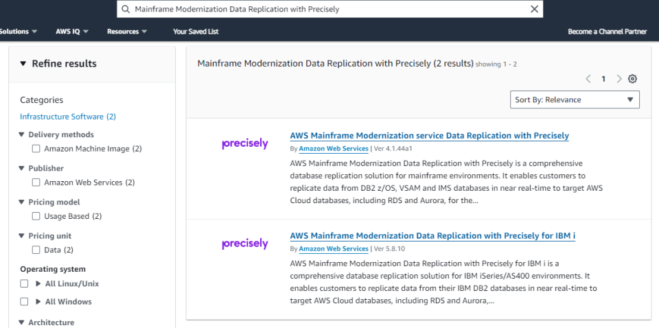 [アップデート] Precisely を使用した AWS メインフレームの最新化データ レプリケーションが IBM i で利用可能に #AWSreInvent | DevelopersIO