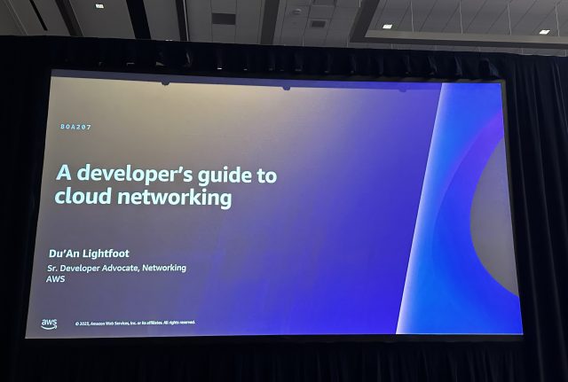 [REPORT] A developer’s guide to cloud networking #AWSreInvent #BOA207 | DevelopersIO