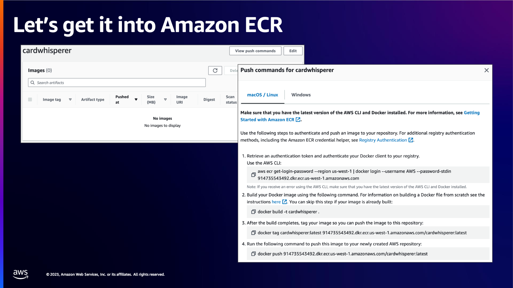 [レポート] Dive deep into Amazon ECR #AWSreInvent #CON405 | DevelopersIO