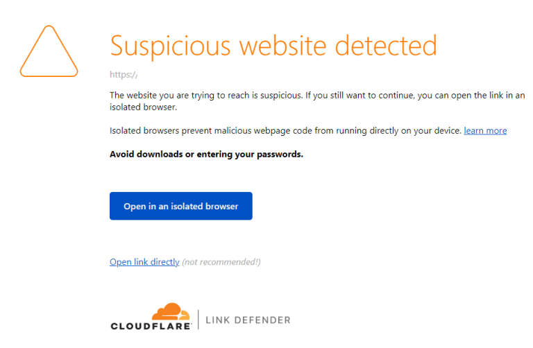 Cloudflare Area1のEmail Link Isolationを使ってみた | DevelopersIO