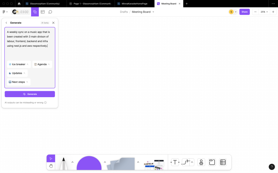Creating a Meeting Board with FigJam AI | DevelopersIO