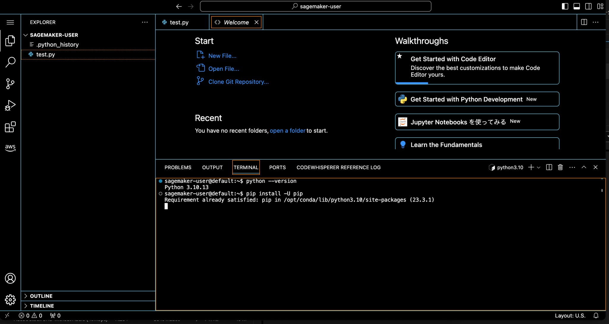 [速報] Sagemaker Studioが大幅改良！ VSCode-OSSのCodeEditorがリリース。Web用IDEも高速に進化 #AWSreinvent | DevelopersIO