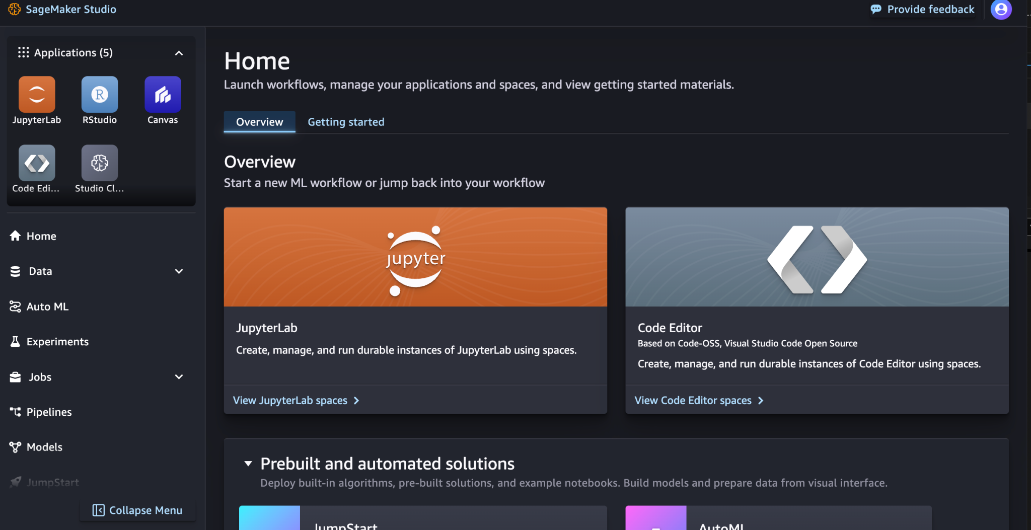 [速報] Sagemaker Studioが大幅改良！ VSCode-OSSのCodeEditorがリリース。Web用IDEも高速に進化 #AWSreinvent | DevelopersIO