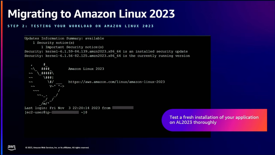 なぜAmazonLinuxを利用すべきなのか #AWSreInvent | DevelopersIO