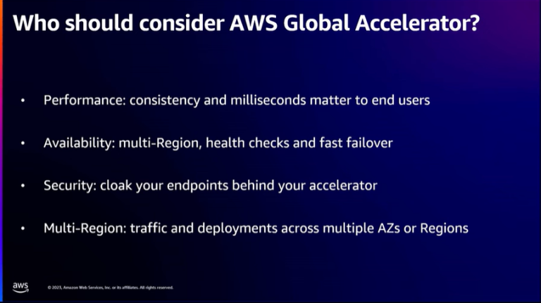 [レポート]AWS Global Acceleratorを使用してアプリケーションのパフォーマンスを向上 #AWSreInvent | DevelopersIO