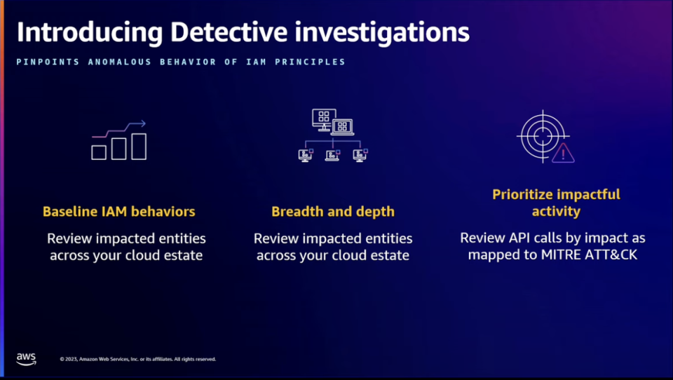 [Amazon Detectiveの最新アップデートをキャッチアップ]生成AIを使ってセキュリティ調査を高度化する #AWSreInvent #SEC244 | DevelopersIO