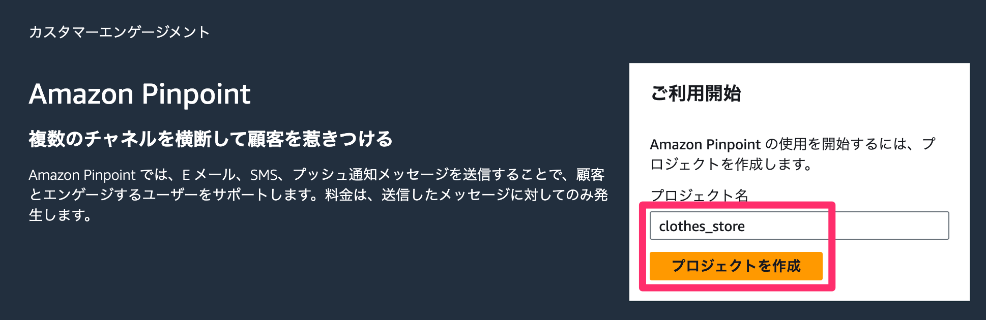 顧客のカテゴリーごとにメールを送ったりできる「Amazon Pinpoint で作るカスタマーエクスペリエンス」ワークショップやってみた | DevelopersIO