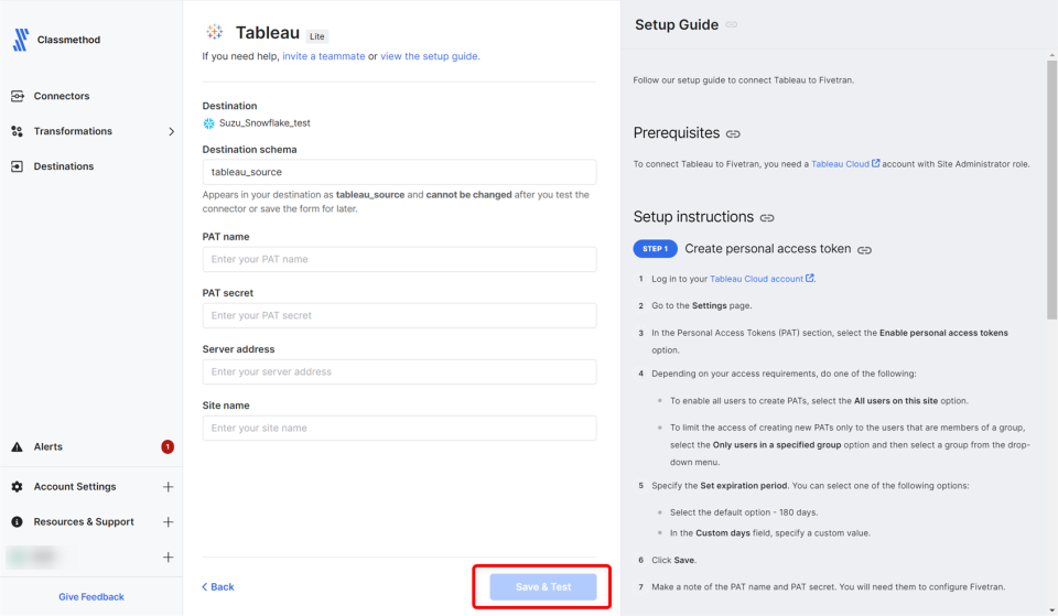 FivetranでTableau Cloudを同期してみた #Fivetran | DevelopersIO