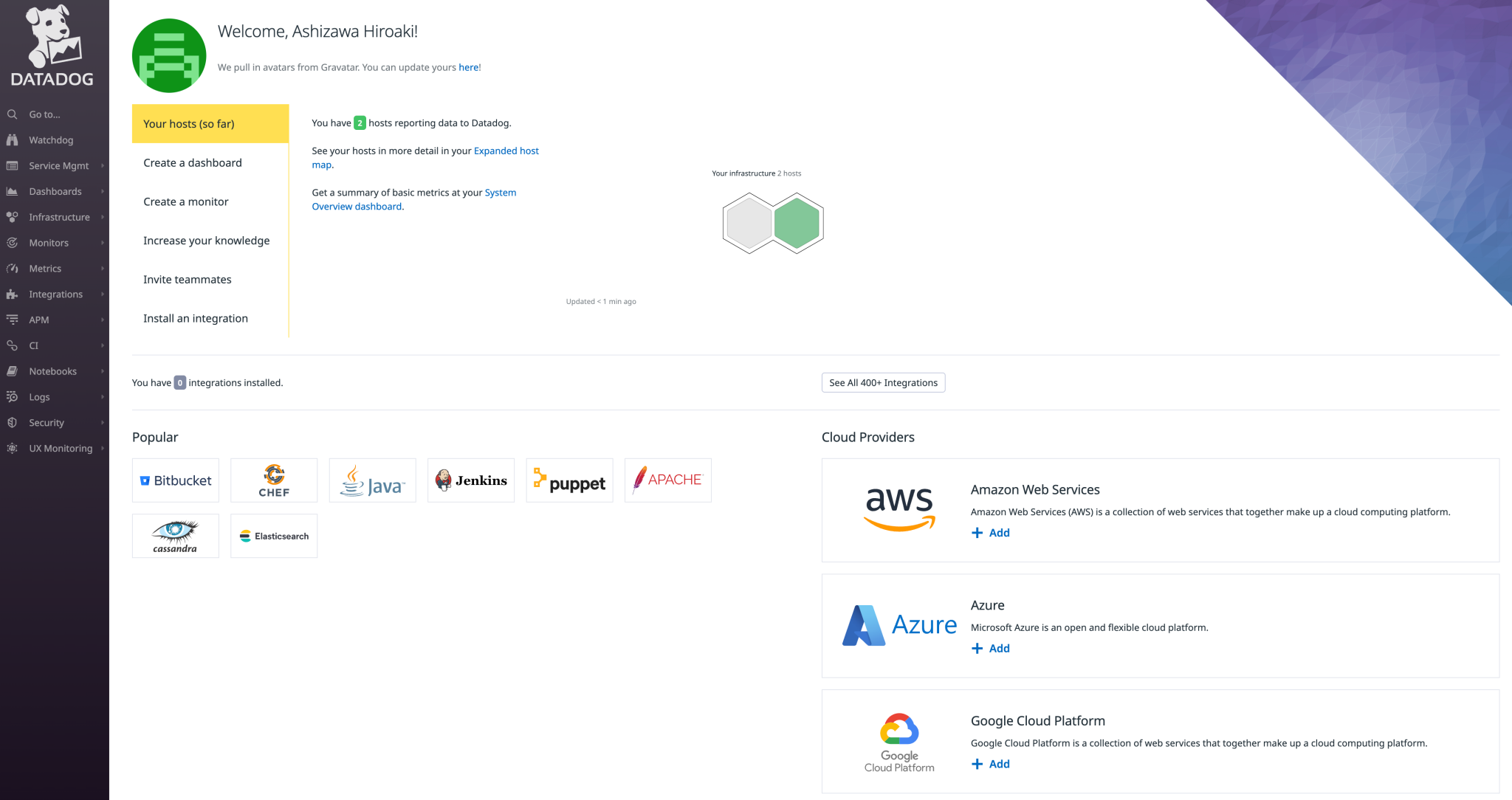 Amazon Linux 2023に構築したWebサーバーをDatadogで監視してみた | DevelopersIO