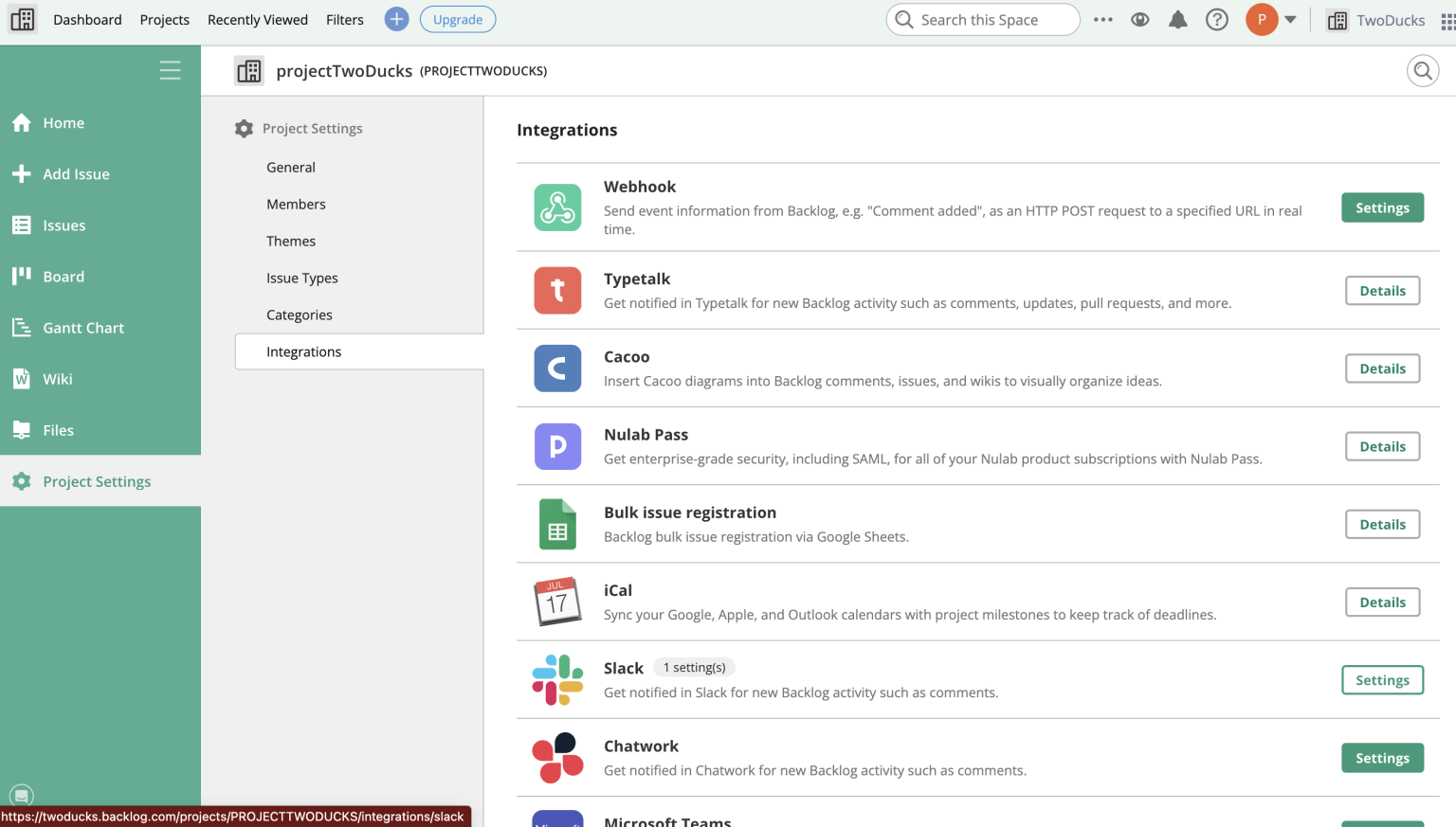 Integrating Backlog (Nulab) with Slack: Streamlining Project Management and Communication ...