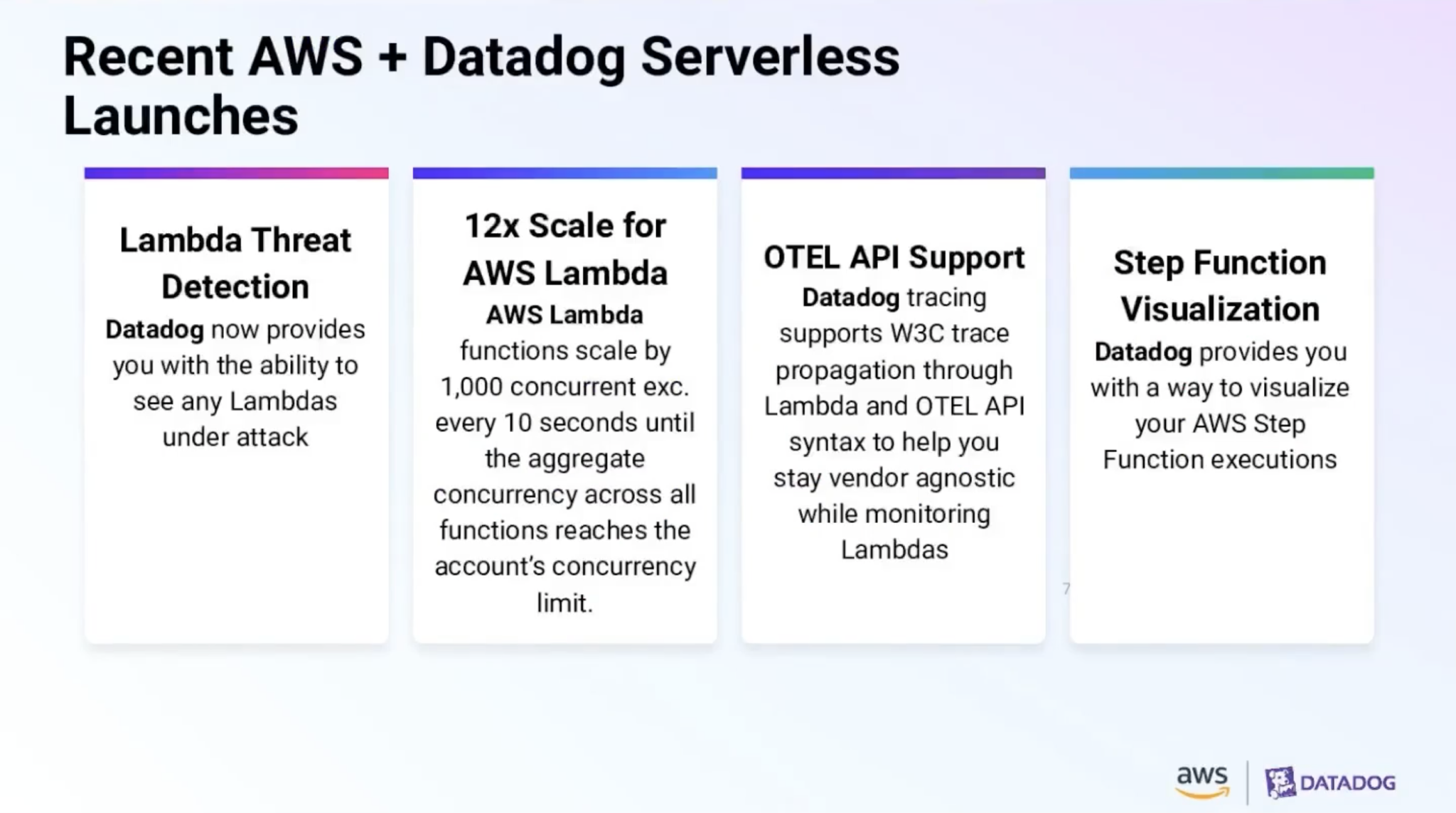 AWS Serverless Developer Experience: Demo of a Serverless Application and Observing with DataDog ...