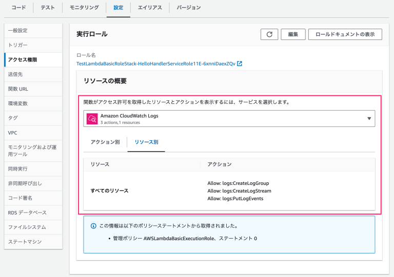 AWS CDK で Lambda 作成時に自動生成される IAM ロールへ自前の IAM ポリシーをアタッチしたいときの書き方 | DevelopersIO