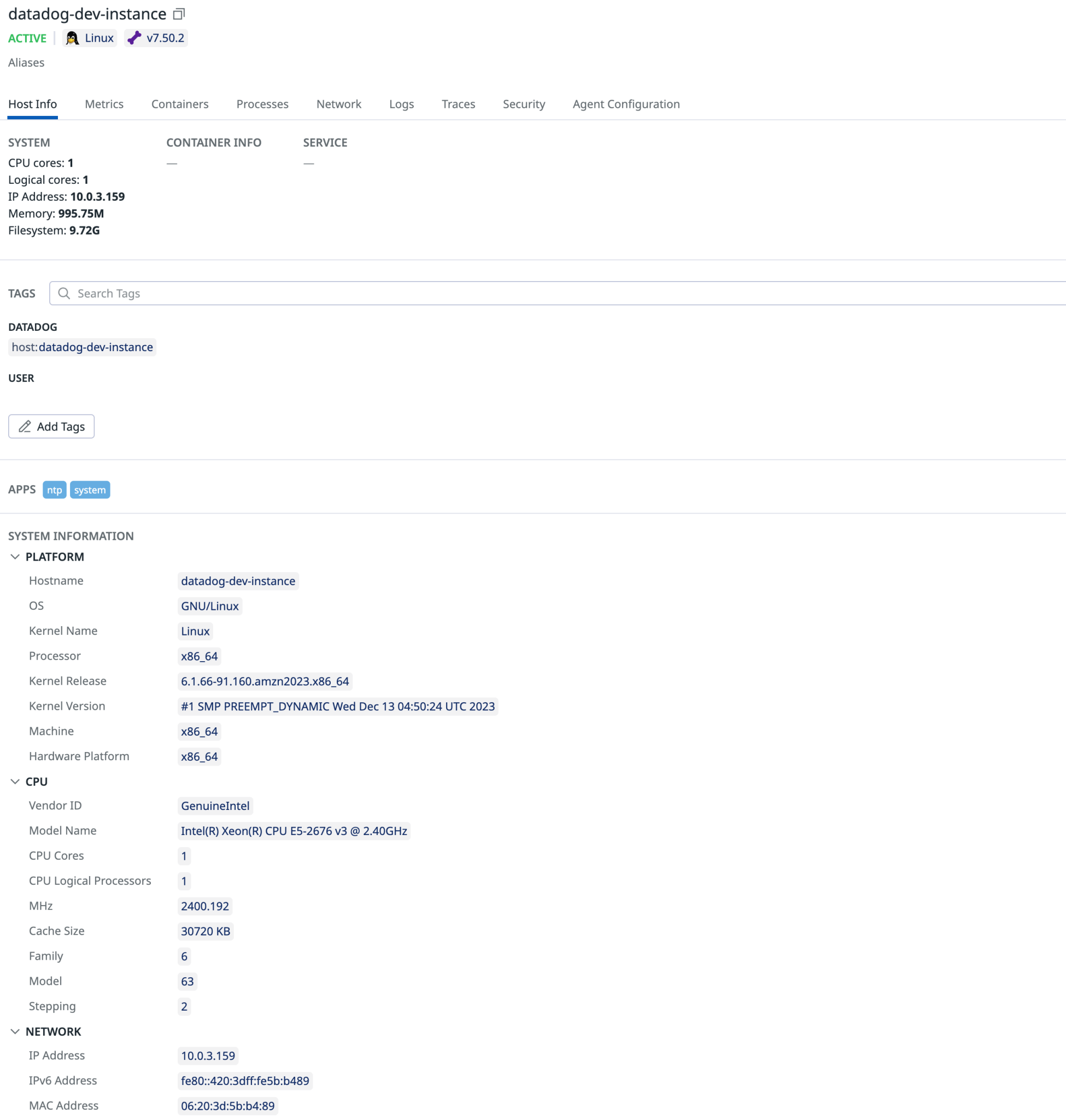 Amazon Linux 2023に構築したWebサーバーをDatadogで監視してみた | DevelopersIO