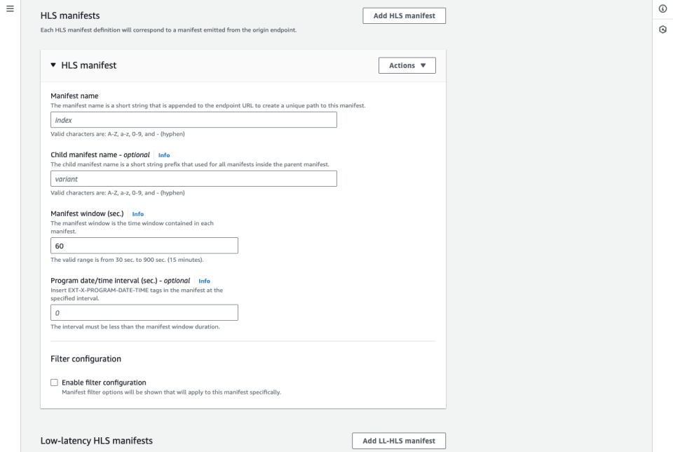 MediaPackage v2のManifest filter optionsを試してみた | DevelopersIO
