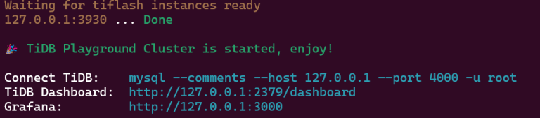 ローカル環境でTiDBを実行し色々触ってみた | DevelopersIO