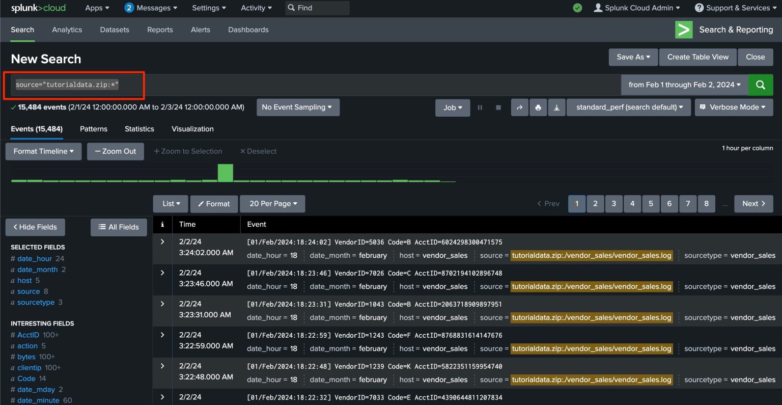Splunk Cloudをはじめて検索をしてみる | DevelopersIO